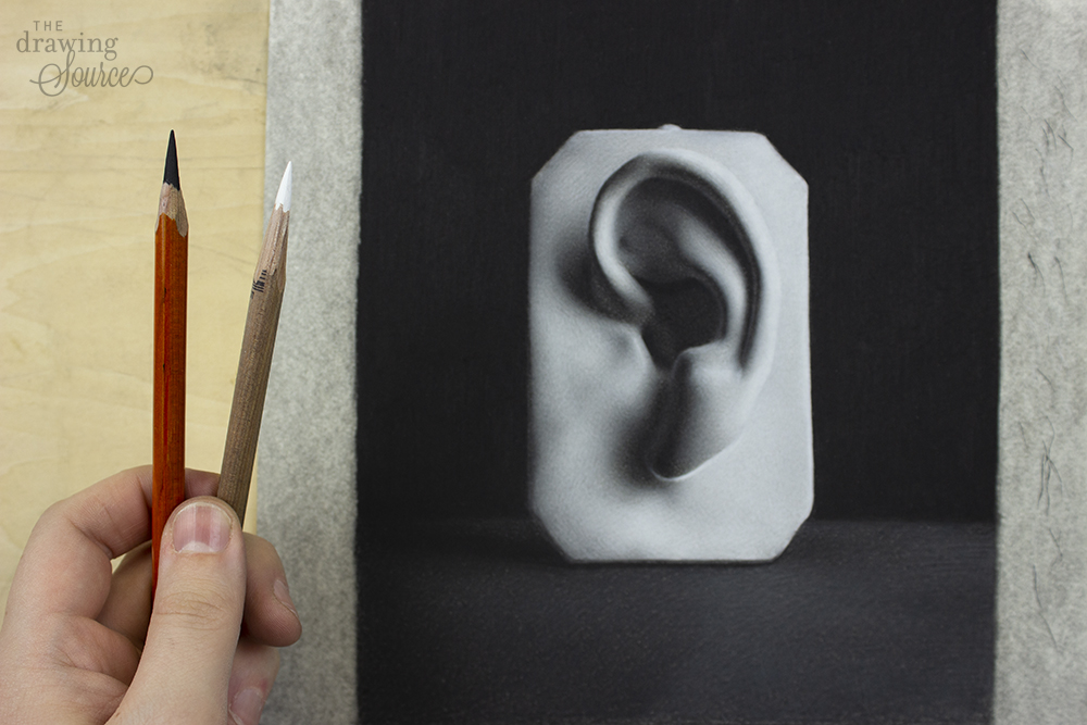 How to Use White Charcoal Pencils